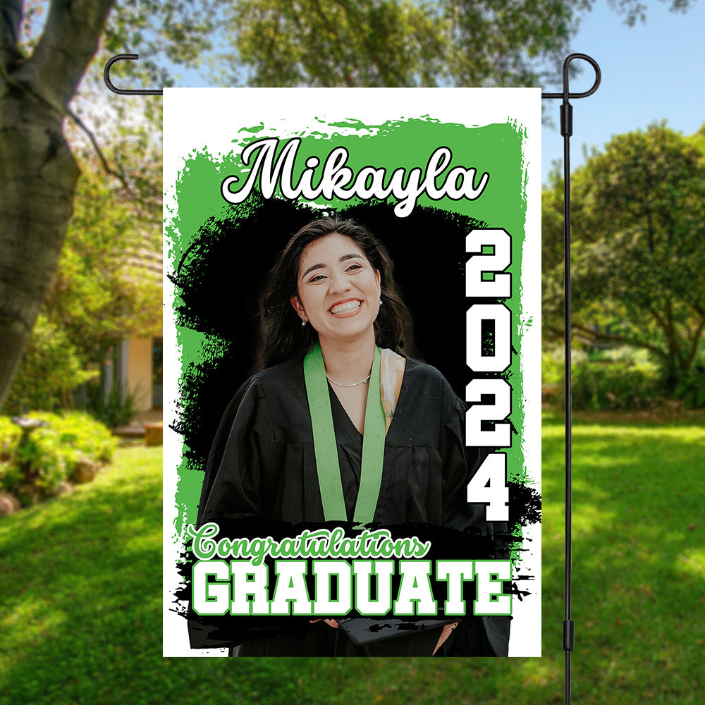 Congratulations Graduate Garden Flag — Potter's Printing