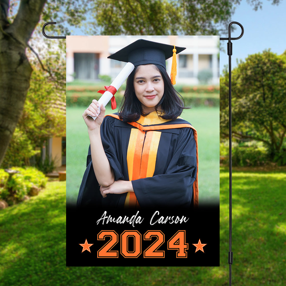 Graduation Garden Flag — Potter's Printing